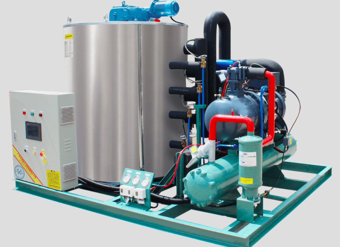 Flake ice machine - Overall refrigeration solutions for food processing ...