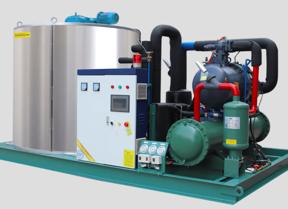 Flake ice machine - Overall refrigeration solutions for food processing ...